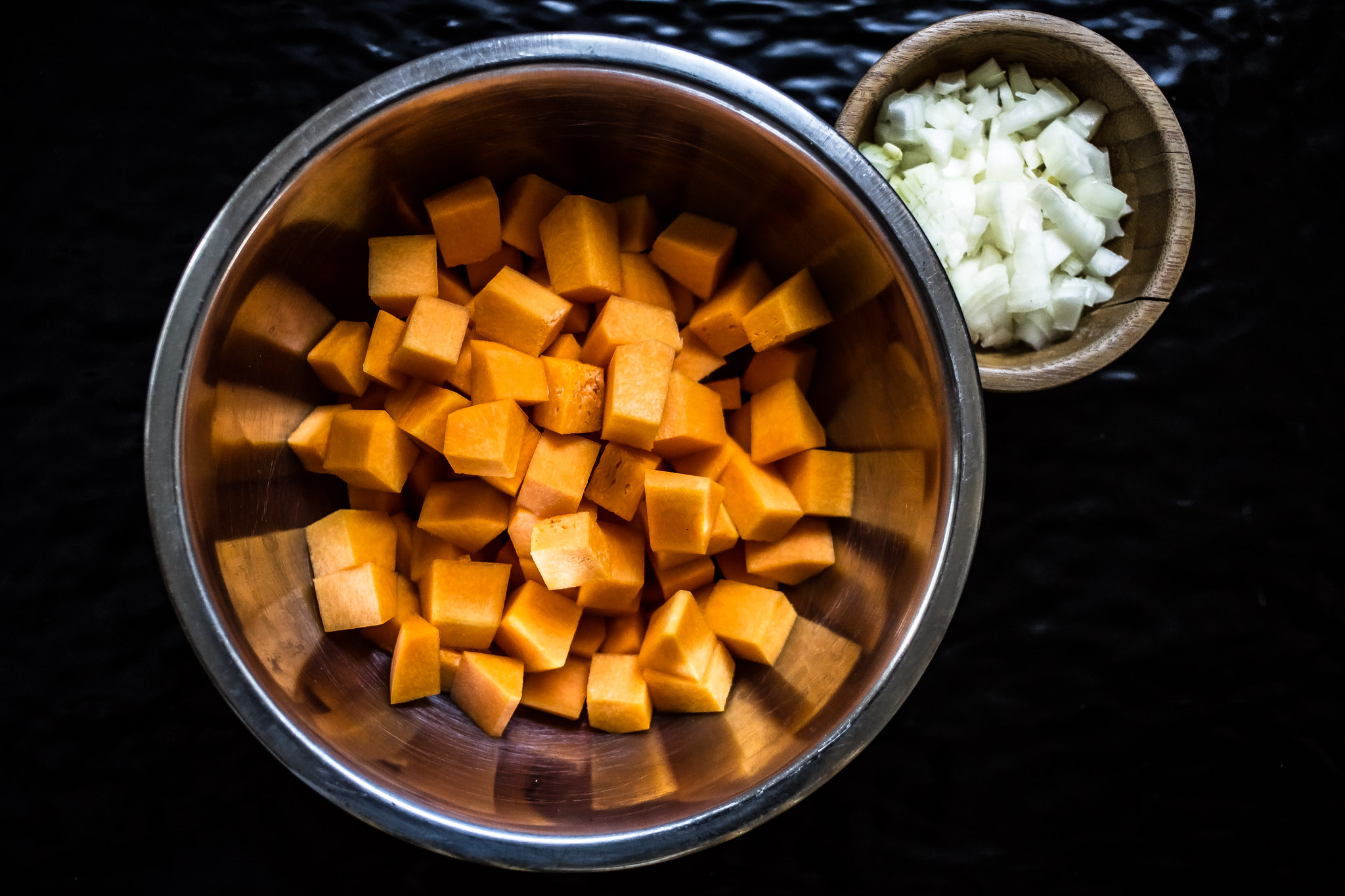 Butternut Gutap - Diced and Spiced - Vegan Turkmen Recipe
