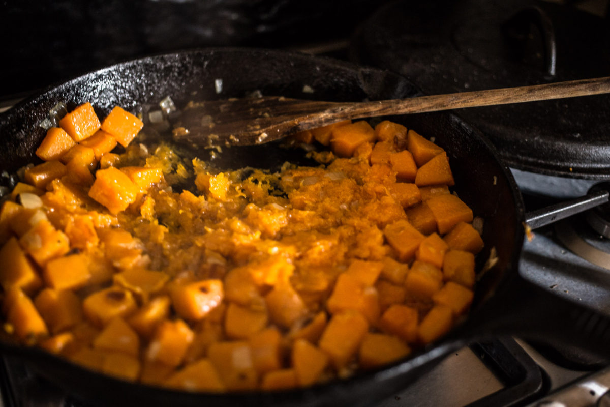 Butternut Gutap - Diced and Spiced - Vegan Turkmen Recipe