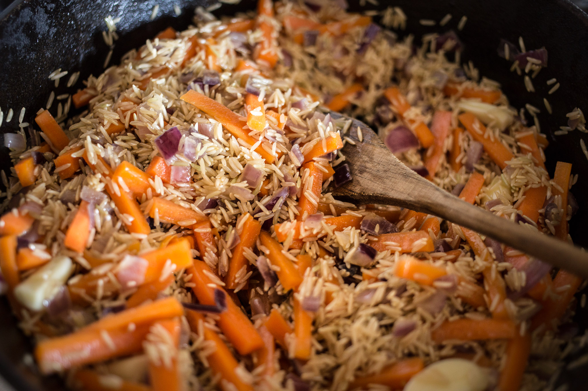 Seitan Palaw • Diced and Spiced • Vegan Turkmen Recipe